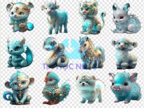 Tải Ngay Bộ 12 Con Giáp Vector Cực Chất