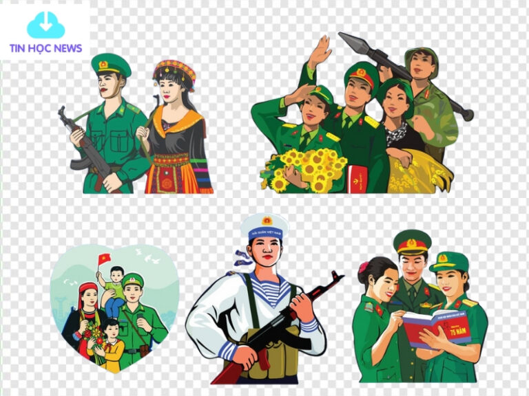 Tải Ngay Trọn Bộ Hình Ảnh Vector Bộ Đội Việt Nam Miễn Phí