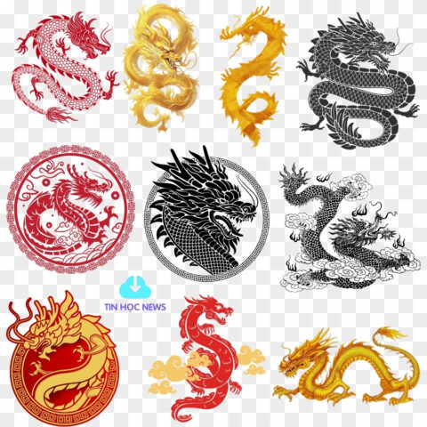 Tổng Hợp 100+ Hình Ảnh Con Rồng Vector Đẹp Nhất Miễn Phí