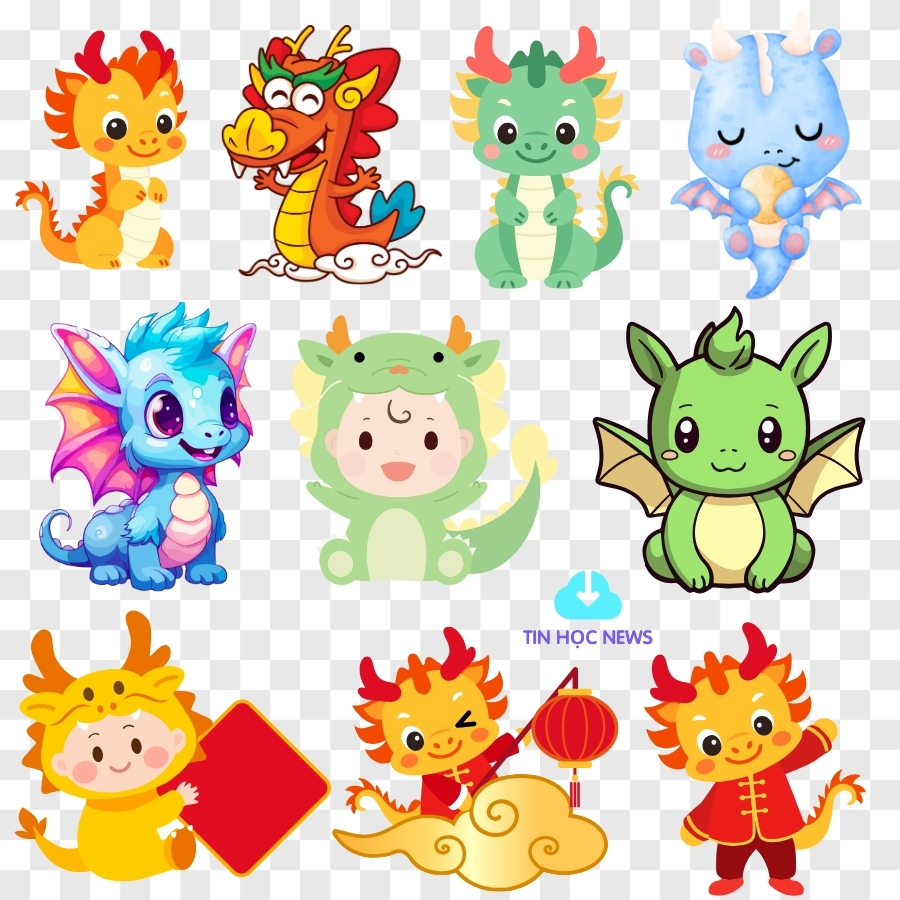 Tổng Hợp 100+ Hình Ảnh Con Rồng Vector Đẹp Nhất Miễn Phí