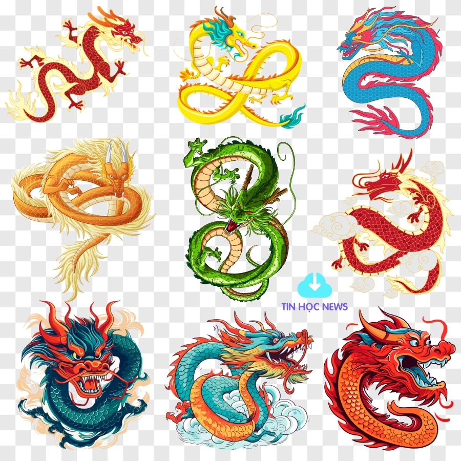 Tổng Hợp 100+ Hình Ảnh Con Rồng Vector Đẹp Nhất Miễn Phí