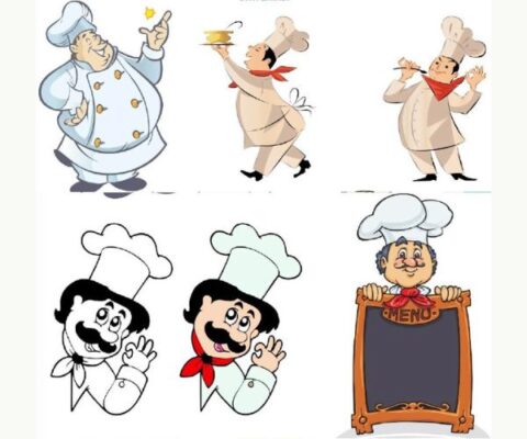 Tải Trọn Bộ 40+ Đầu Bếp Vector Đẹp Mới Nhất