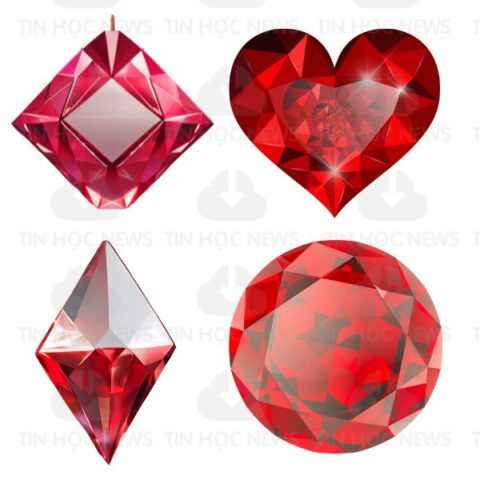 Download Mẫu Vector Kim Cương Cực Đẹp File PNG, JPG, SVG