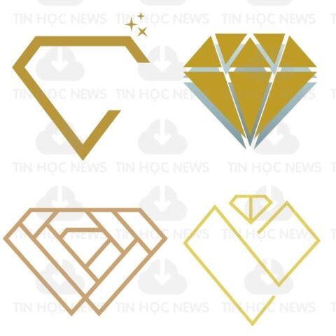 Download 50+ Mẫu Vector Kim Cương Cực Đẹp Cho Thiết Kế