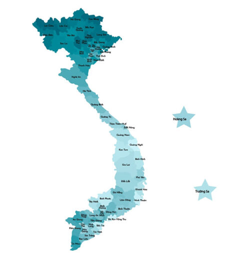 Vector Bản Đồ Việt Nam: Tổng Hợp Định Dạng PNG, EPS, SVG