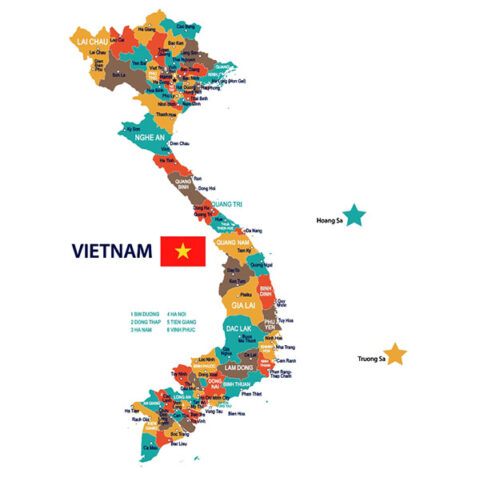 Vector Bản Đồ Việt Nam: Tổng Hợp Định Dạng PNG, EPS, SVG
