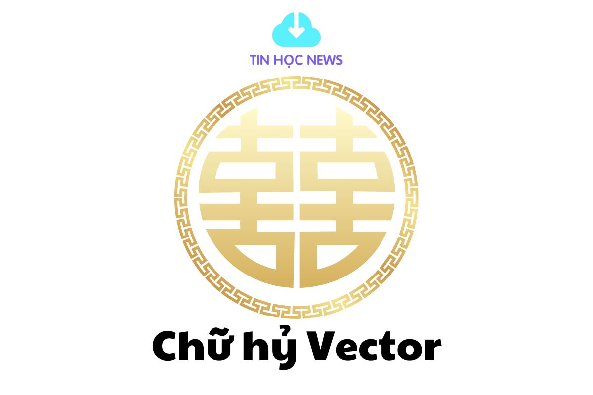 20+ Mẫu Chữ Hỷ Vector Đám Cưới File AI, PNG, SVG