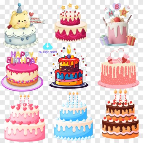 Download Free 20+ Mẫu Bánh Sinh Nhật Vector Đẹp Nhất