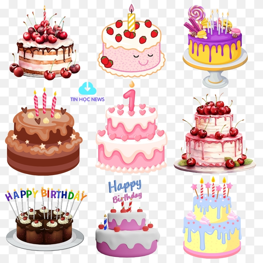 Download Free 20+ Mẫu Bánh Sinh Nhật Vector Đẹp Nhất
