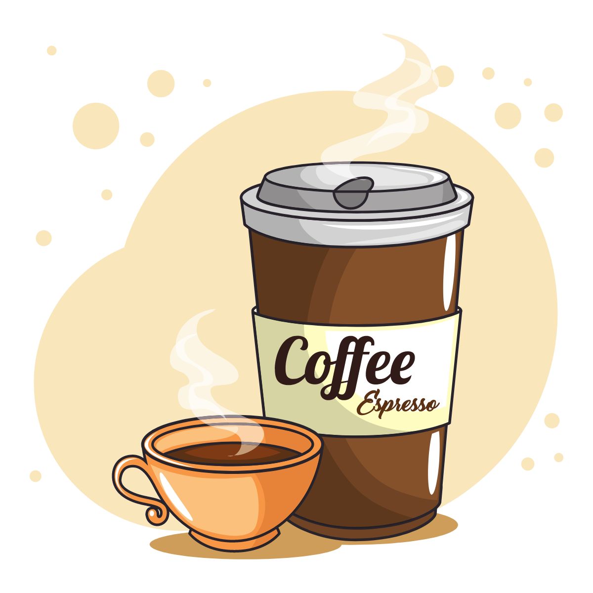20+ Hình Ly Cafe Vector Sắc Nét Bằng File PNG, PSD, AI