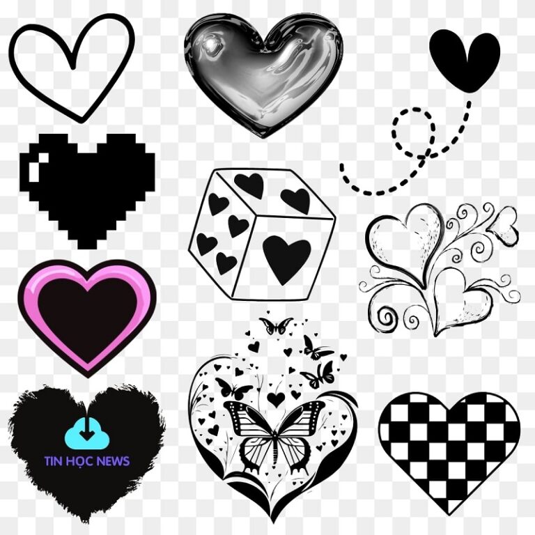 Download Free 101+ Hình Trái Tim Vector Đẹp File PSD, PNG