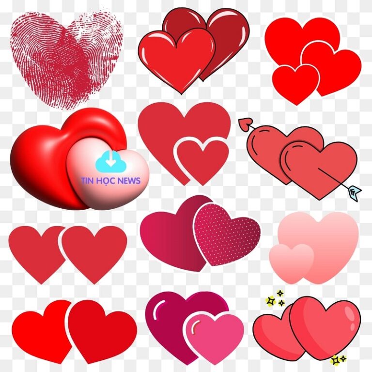 Download Free 101+ Hình Trái Tim Vector Đẹp File PSD, PNG