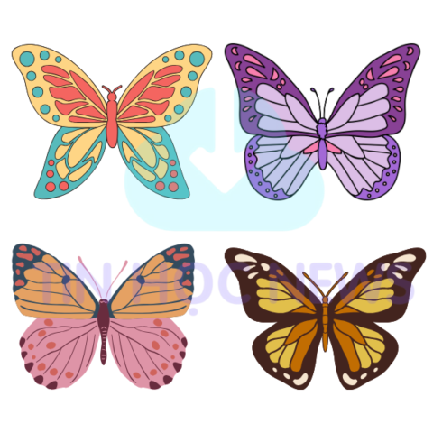 Download Free Con Bướm Vector Đẹp File AI, EPS, JPEG, PNG