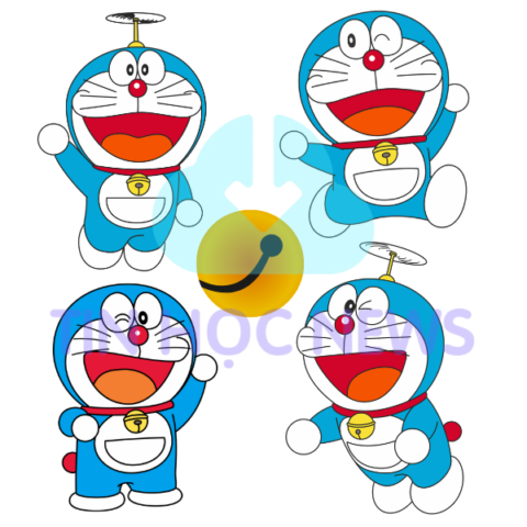 Bộ Sưu Tập Doraemon Vector Đẹp Nhất File AI, PNG, SGV, Tải Xuống Miễn Phí