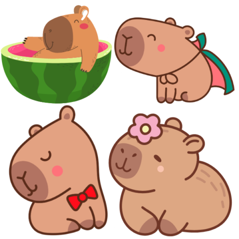 Download Capybara Meme Đẹp File AI, JPEG, PNG, SVG, PDF