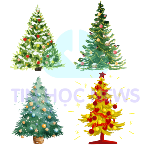 Download 20+ Mẫu Cây Thông Noel Vector Đẹp EPS, PNG, SVG