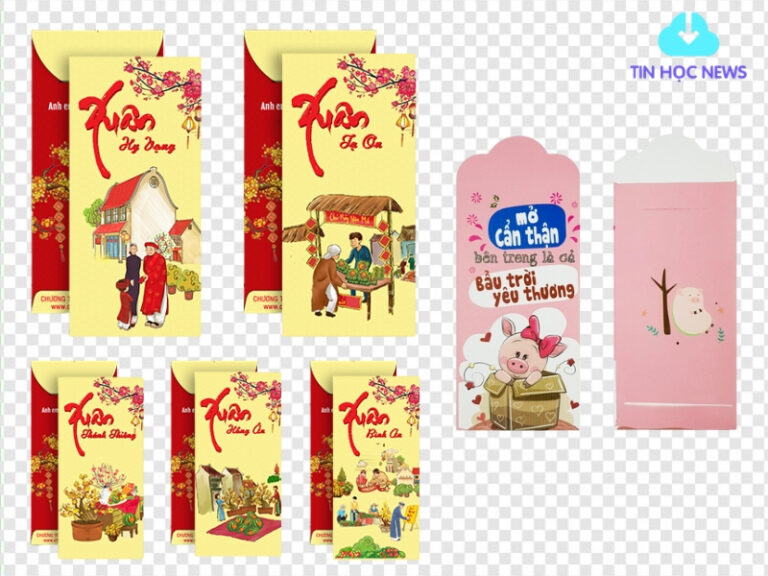 Download 30+ Mẫu Bao Lì Xì Vector Đẹp Mới Nhất EPS, PNG, SVG, PDF