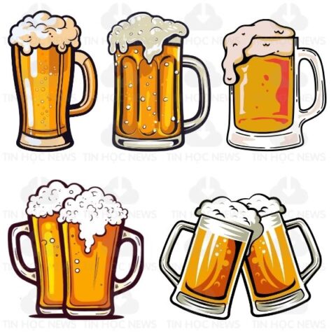 Tải Cốc Bia Vector Miễn Phí File JPEG, EPS, PNG Cho Thiết Kế Logo, Poster