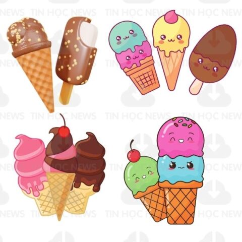 Kem Vector Đẹp Tải Miễn Phí File JPEG, EPS, PNG, SVG, AI