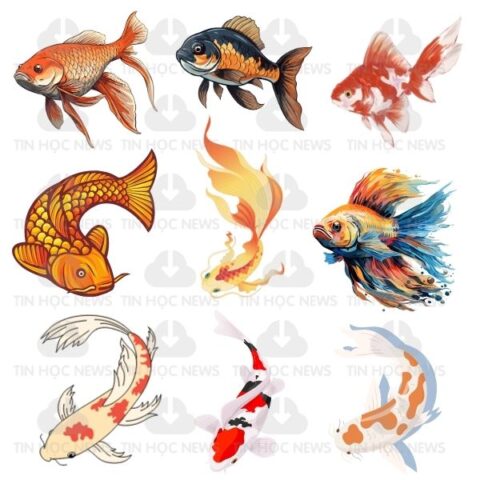 Tải Miễn Phí 99+ Hình Cá Chép Vector Đẹp File JPEG, EPS, PNG, SVG, AI