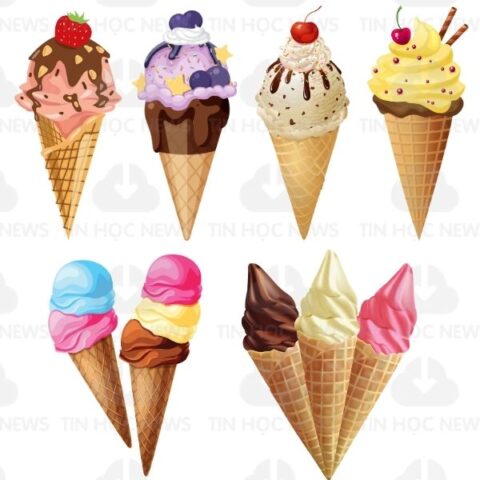 Kem Vector Đẹp Tải Miễn Phí File JPEG, EPS, PNG, SVG, AI