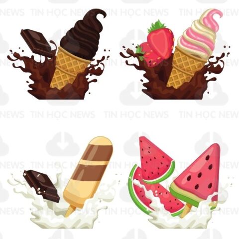 Kem Vector Đẹp Tải Miễn Phí File JPEG, EPS, PNG, SVG, AI