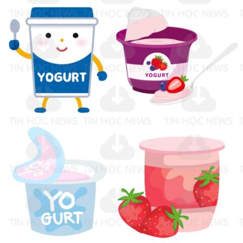 35+ Mẫu Sữa Chua Vector Đẹp Cho Thiết Kế Logo, Banner, Poster