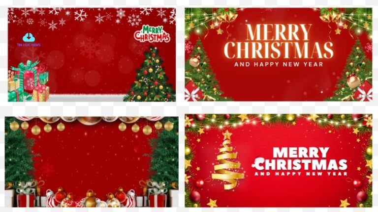 Tải Miễn Phí 20+ Background Noel Mới Nhất Với File PNG, PSD