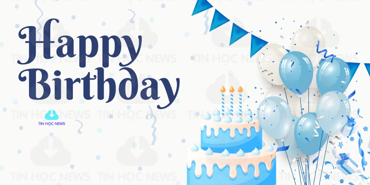 Download Mẫu Background Sinh Nhật Vector Miễn Phí