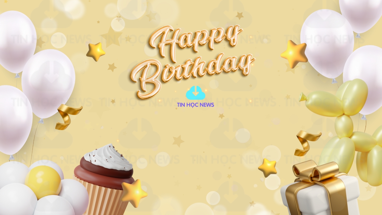 Download Mẫu Background Sinh Nhật Vector Miễn Phí