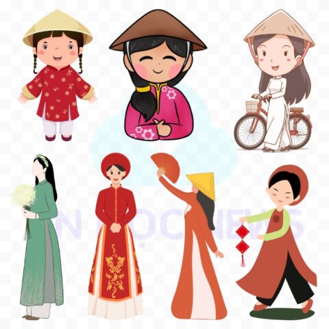 Tải 100+ Hình Ảnh Áo Dài Vector PNG Miễn Phí